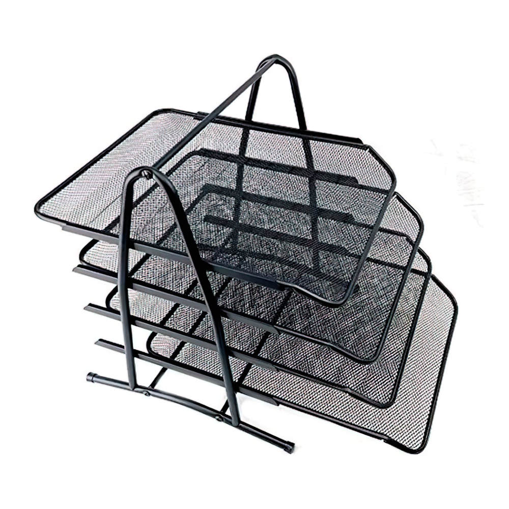 Bandeja Porta Documentos X4 Malla Metal – La Pizarra Libreria – Venta y ...