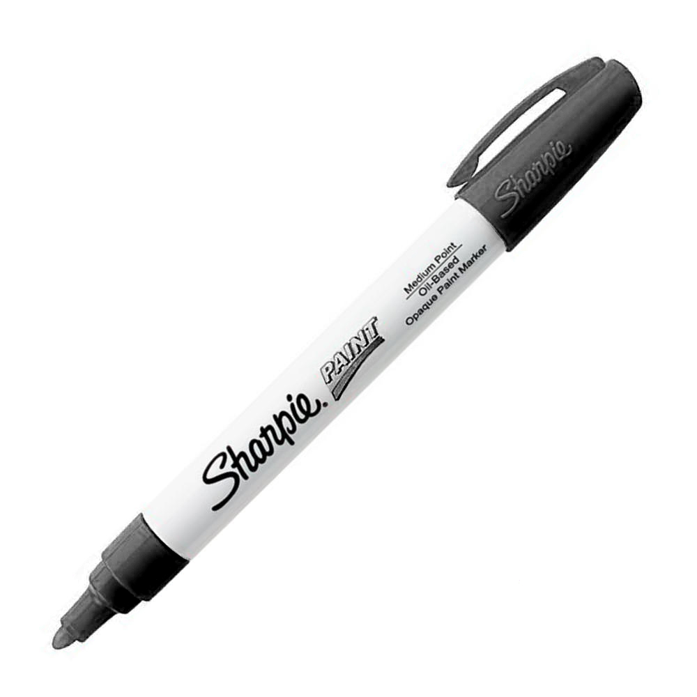 Marcador Oleo Sharpie Pto Medio Negro – La Pizarra Libreria – Venta y ...